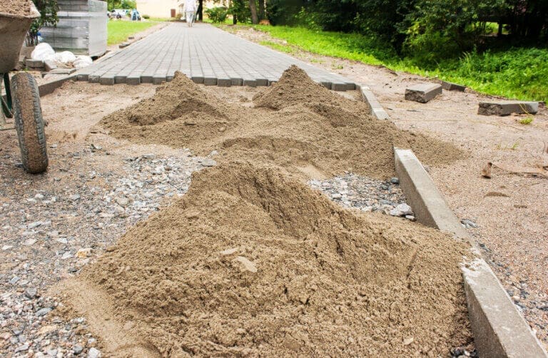 How to Use Paver Sand Underneath Flagstones and Pavers - Hilton ...