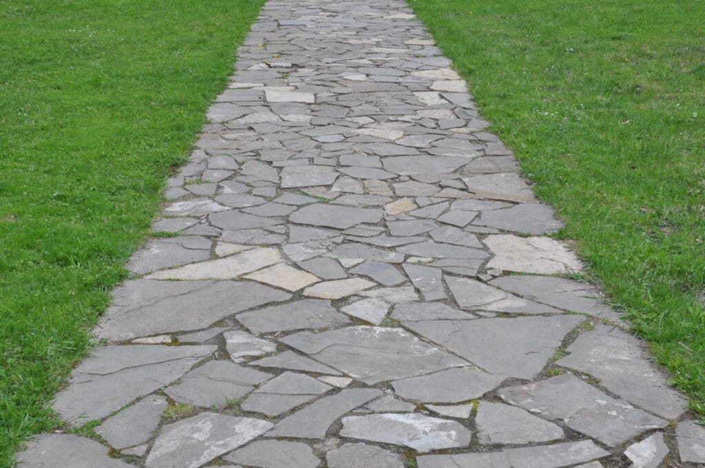 Enhancing Your Home with Natural Flagstone Walkways - Hilton Landscape ...